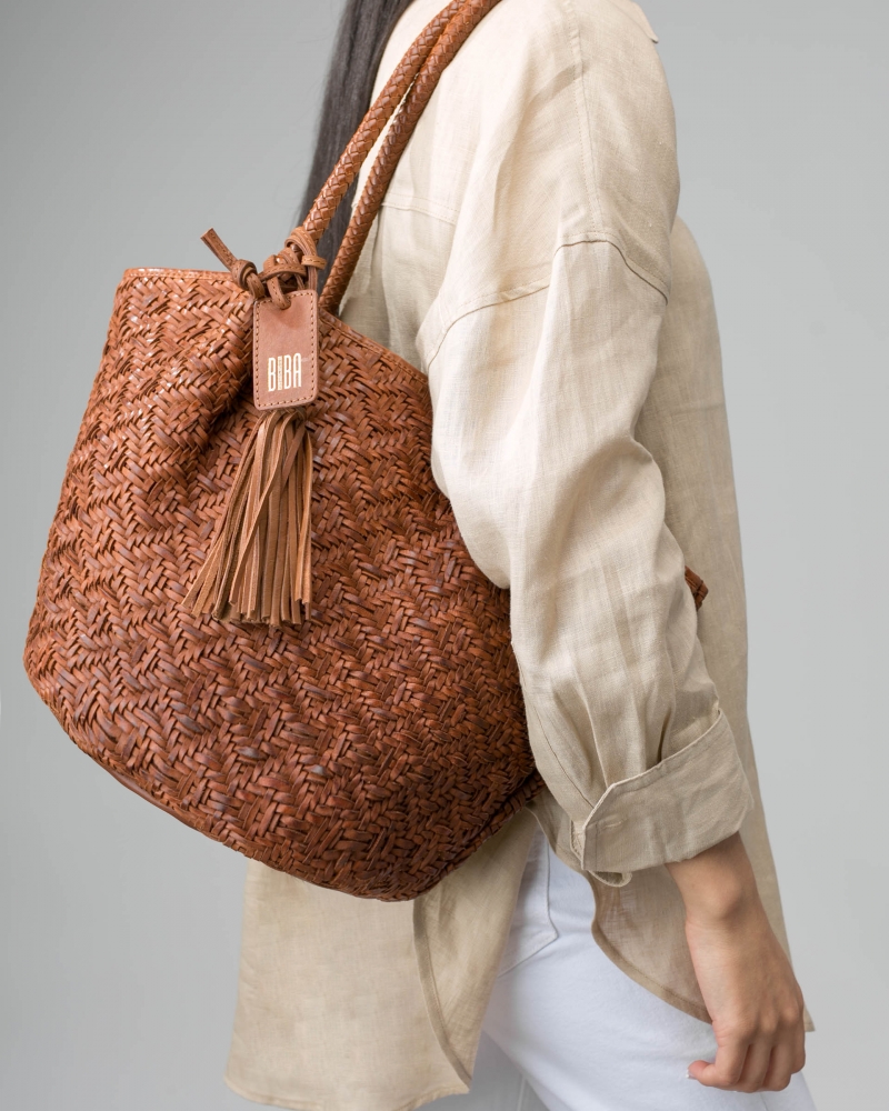 Leather shoulder bag BIBA Alloway