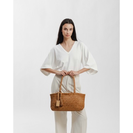 Bolso de hombro de piel Perkins Negro | BIBA Shops
