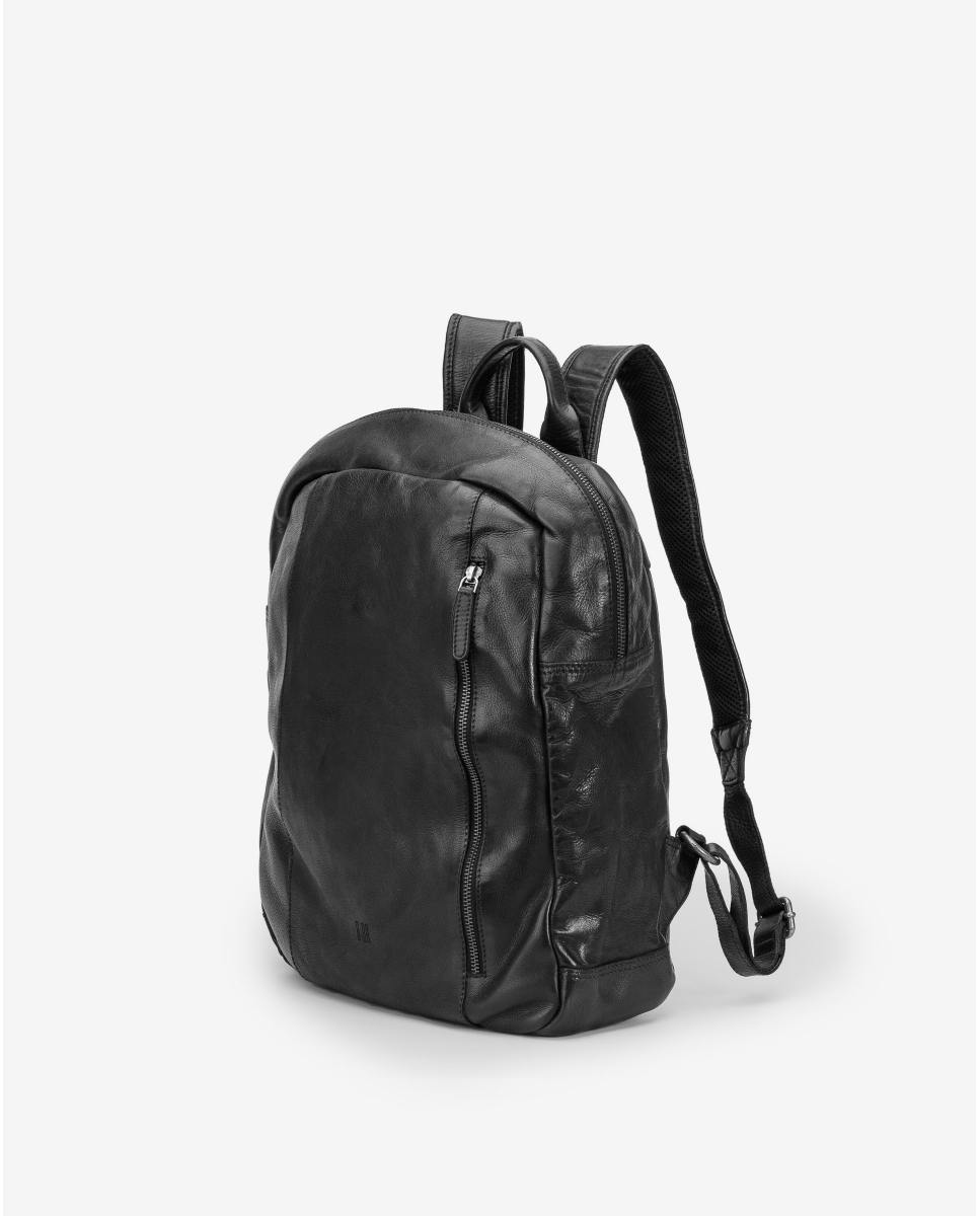 Leather backpack BIBA Gary